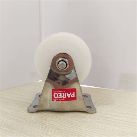 BÁNH XE ĐẨY NYLON CÀNG INOX 304 CỐ ĐỊNH BÁNH XE CHO NHÀ MÁY THỰC PHẨM