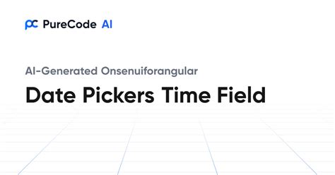 Build Great Onsenuiforangular Date Pickers Time Field Components Faster
