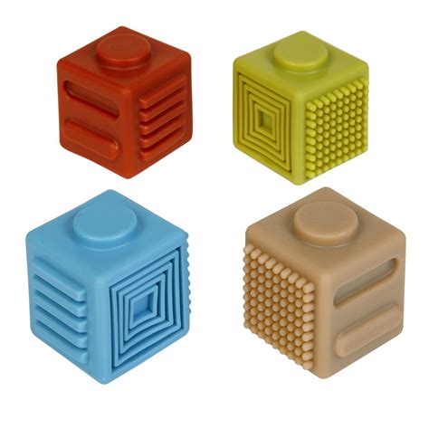 Really Good Stuff® Sensory Fidget Finger Cubes Set Of 4