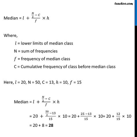 Example 7 Calculate Mean Deviation About Median Class 11