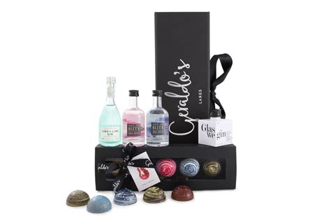 Gin And Picasso Chocolates T Hamper Gin And Chocolate T Scottish Gin Geraldos Of Largs