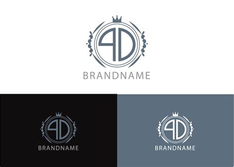 Premium Vector Modern Monogram Initial Letter Pd Logo Design Template