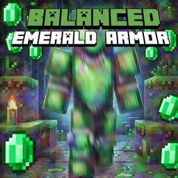 Balanced Emerald Armor Minecraft Mods CurseForge