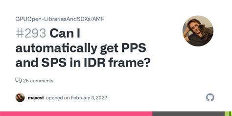 Can I Automatically Get Pps And Sps In Idr Frame Issue