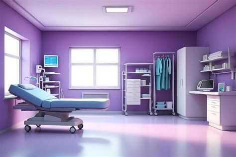 Premium Photo Recovery Room Clean And Empty Hospital Room With Bed In Medical Center
