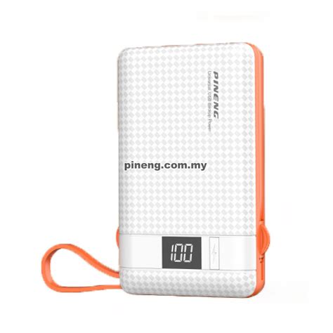 Pineng Pn Mah Power Bank Built In Cable Output