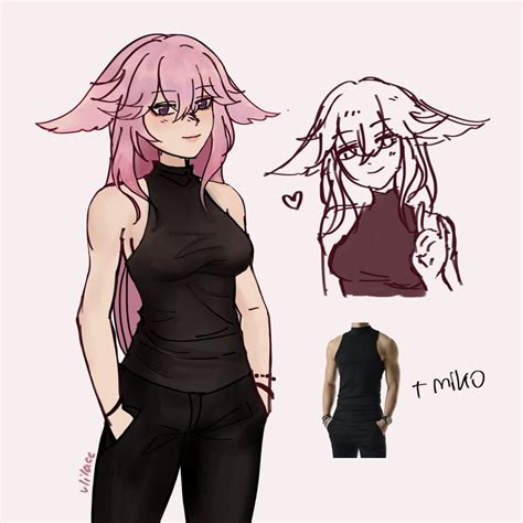 Yae Miko Genshin Impact Drawn By Vlilacc Danbooru