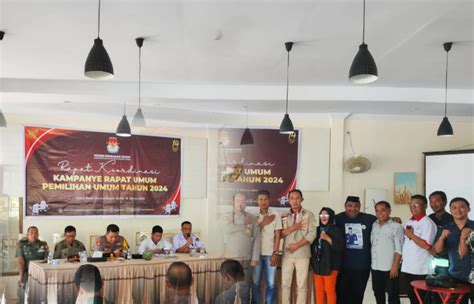 Simak Ini Poin Penting Yang Dibahas Dalam Rakor Kampanye Rapat Umum Pemilu 2024