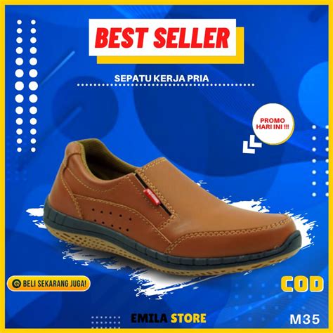 Jual Sepatu Slop Slip On Kerja Kondangan Kantor Pesta Formal Casual Murah Original Pria Cowok