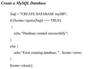 Php With Mysql Ppt PPT