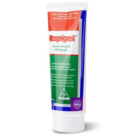 Rapigel Muscle And Joint Gel Tube For Dogs And Horses 400g 6200