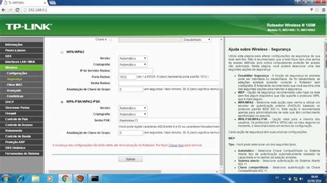 Como Troca Senha Wifi Do Roteador TP LINK YouTube