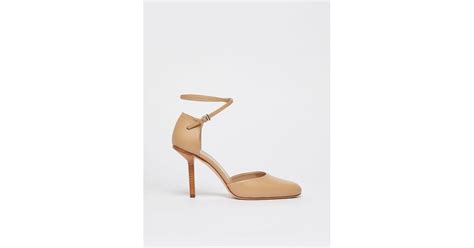 Max Mara Leather Mary Janes In White Lyst