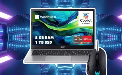 Oportunidad Laptop Aspire 3 Gamer Mouse En Remate Al 52 Menos