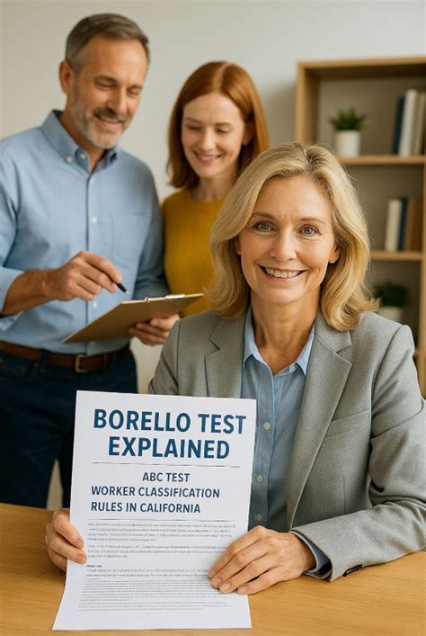 Borello Test Explained Worker Classification Rules In California