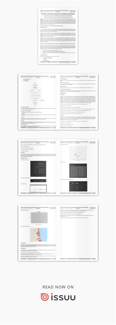 irjet crime rate prediction using data clustering algorithms