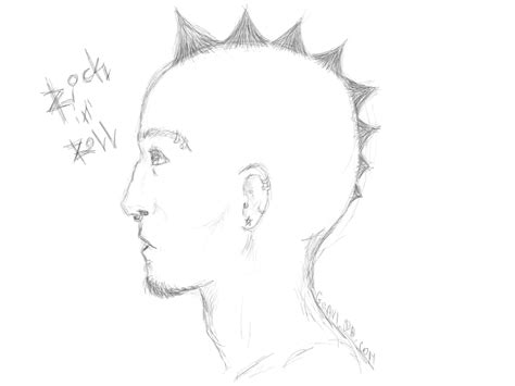 Mohawk Man By Go Avi On Deviantart