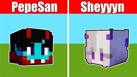 How To Build Cute Pepesan And Cute Sheyyyyn Statue Minecraft Build