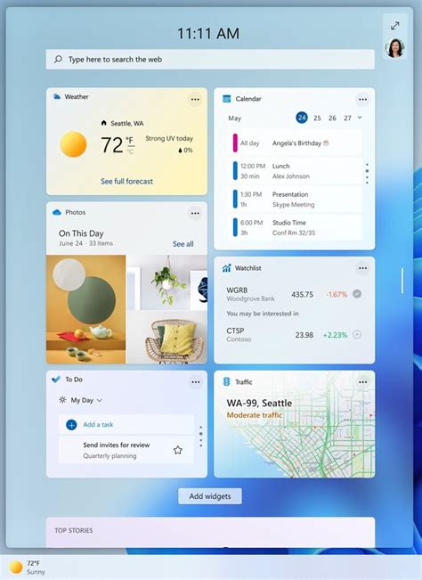 Microsoft Updates Windows 11 Widgets And Theyre Heading To 21h2 Users