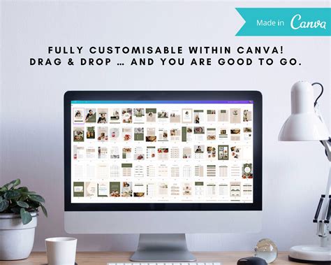 Family Cookbook Creator Canva Template Recipe Template Birthday Gift Personalized Ebook