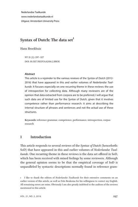 pdf syntax of dutch the data set1