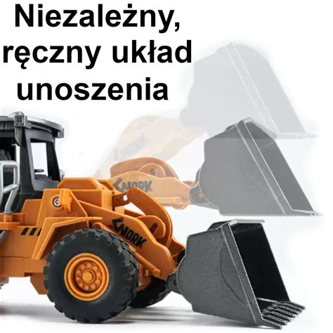 Buldożer Spychacz Koparka Zdalnie Sterowana R C Pilot TomDorix