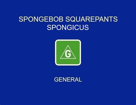 Spongebob Spongicus Vhs G Rated By Jackimo2007 On Deviantart