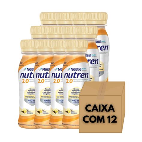 Kit Com 12 Nutren 2 0 Baunilha 200 Ml Interativa NutriÇÃo ClÍnica