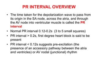 PR INTERVAL CAUSES OF SHORT AND LONG PR INTERVAL PPTX Heart And Cardiovascular Diseases