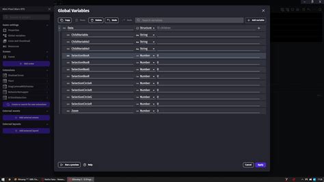Add New Variable As Same Type As To What Last Variable Was Changed In