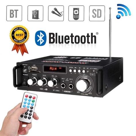Promo Amplifier Bluetooth Multifungsi Audio Home Theater Karaoke Fm