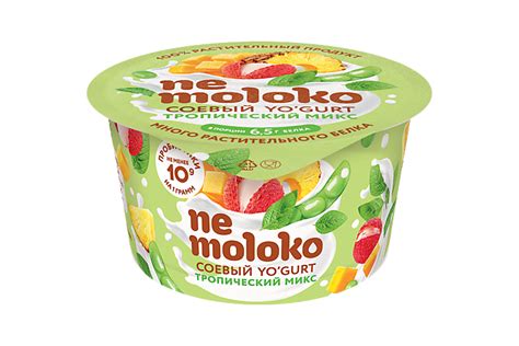 Йогурт соевый «nemoloko Тропический Микс 130 г купить по приятной
