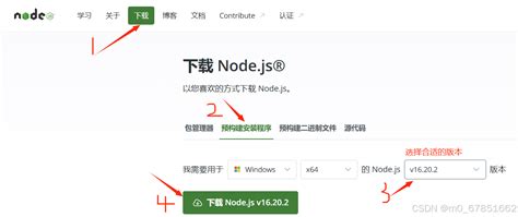 安装-v16.20.2-node.js_node 16.20.2-CSDN博客