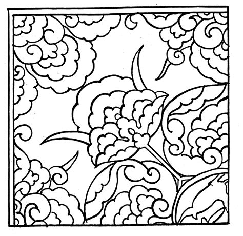 三兔莲花藻井一角 敦煌图案 图片