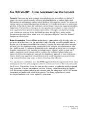 Memo Assignment 1 With Rubric Fall 2019 Pdf Soc 302 Fall 2019 Memo Assignment One Due Sept