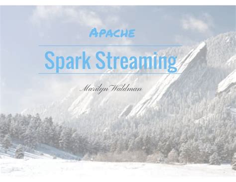 Sparkstreaming Pdf Cloud Computing Internet