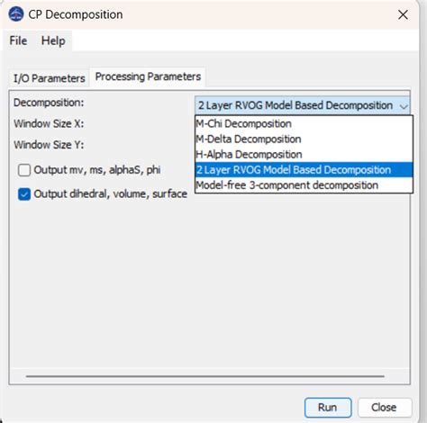 2 Layer Rvog Model Based Decomposition Polarimetry Step Forum