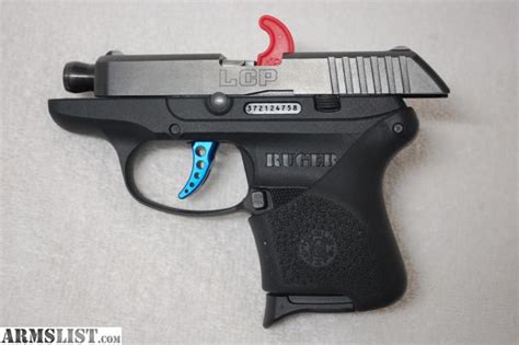 Armslist For Sale Ruger Lcp Custom 380 Very Rare Blue Trigger