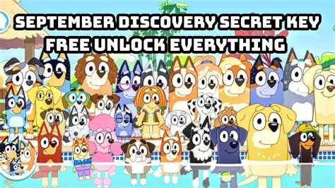 Bluey Let S Play September Discovery Secret Key Free Unlock Everything