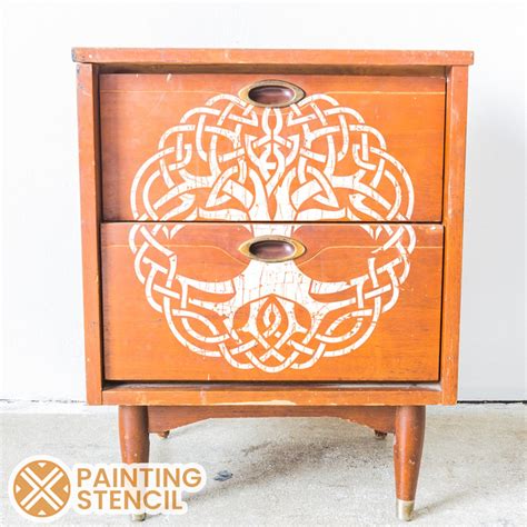 Celtic Tree Stencil Tree Of Life Stencil Stencil Tree Large Tree Of