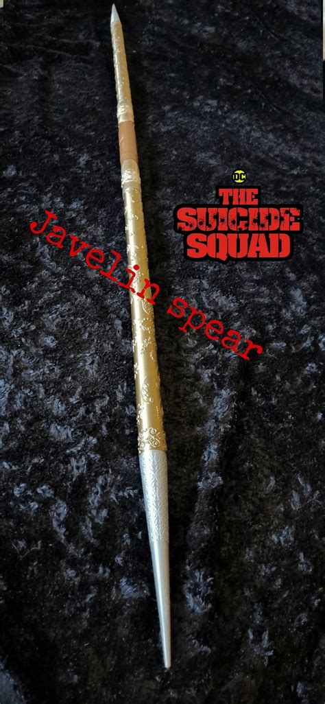 The Suicide Squad Javelin And Harley Quinn Spear 3d Prop Etsy
