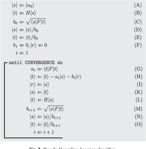 Figure 3 From Implementation And Testing Of Lanczos Based Algorithms