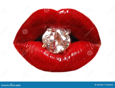 Diamond Lips Wallpaper