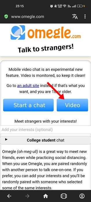 How To Flip Camera On Omegle Android Iphone Computer