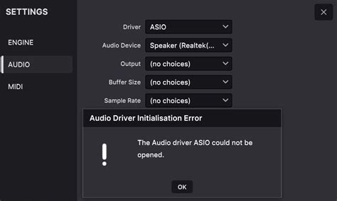 Standalone App Fails To Open ASIO Driver Focusrite PreSonus ASIO ALL Workaround Forum