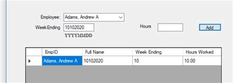 How To Add The Data Coming From The Datasource In The Same Row Of The