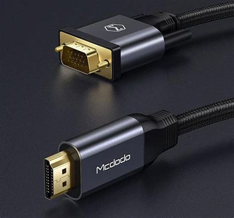 Mcdodo CA 7770 HDMI to VGA Çevirici Kablo 1080P HD 2 Metre Fiyatları ve