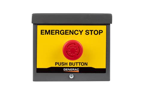 Generac Remote E Stop Surface Mount Emergency Shutdown Switch — Build The Power