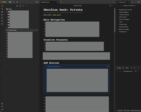 Making Obsidian Useful ORGANIZING CREATIVITY