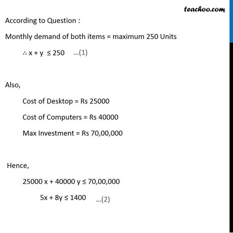 Question A Merchant Plans To Sell Two Types Of Personal